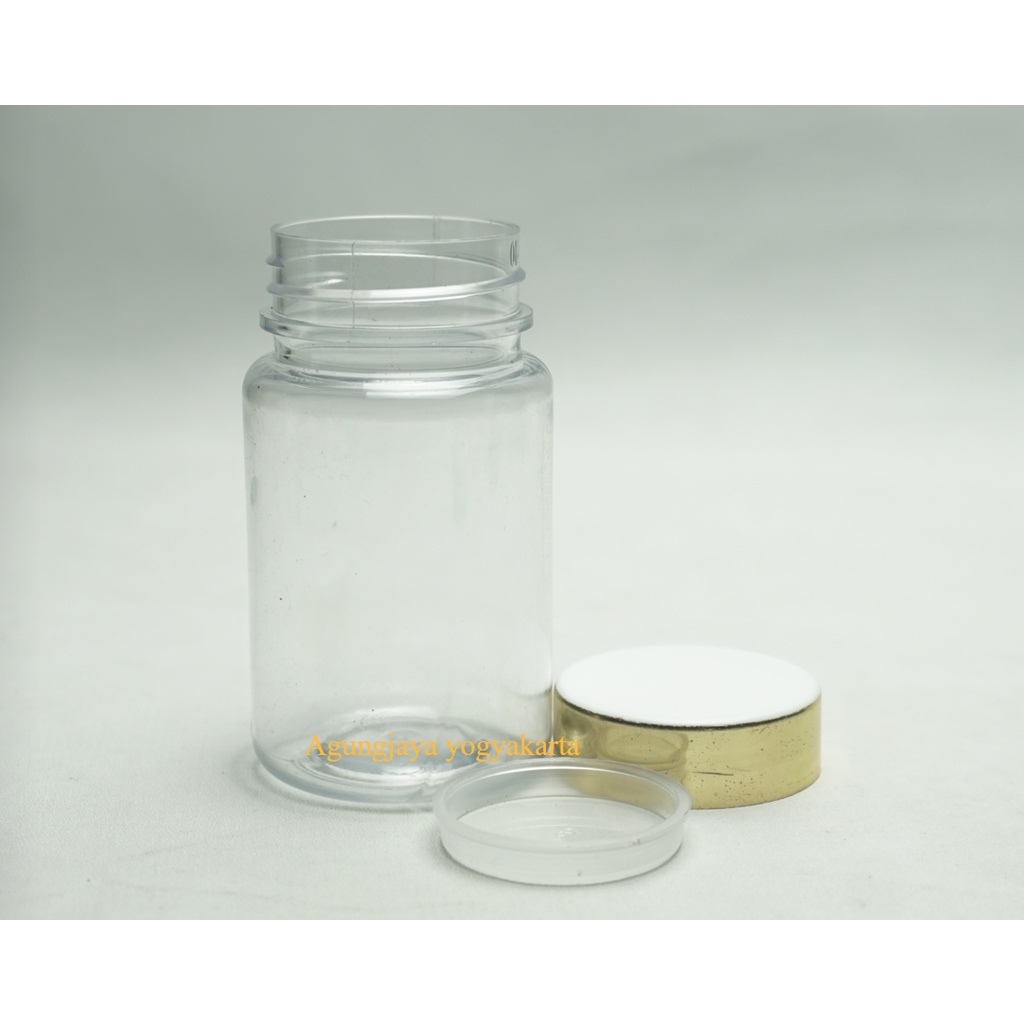 Jual Botol Obat 120 ml Natural + Plug Seal | Shopee Indonesia