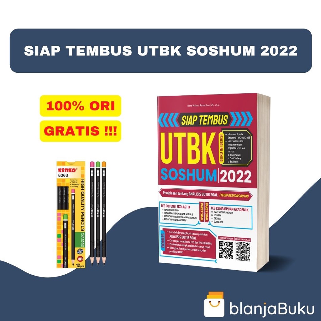 Jual BUKU UTBK / (Ready Stock) Siap Tembus Utbk Soshum 2022 / ORIGINAL ...