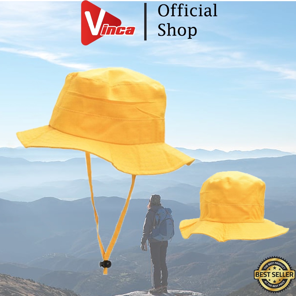 Jual Topi gunung rimba hiking ada talinnya cocok untuk topi outdoor ...