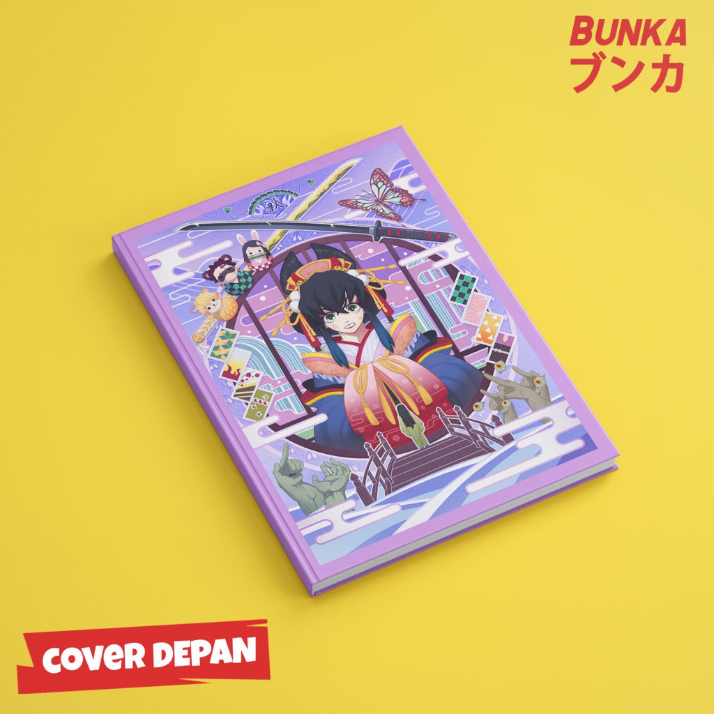 Jual Notebook Anime Kimetsu no Yaiba Geisha Inosuke Hardcover A5 Buku ...