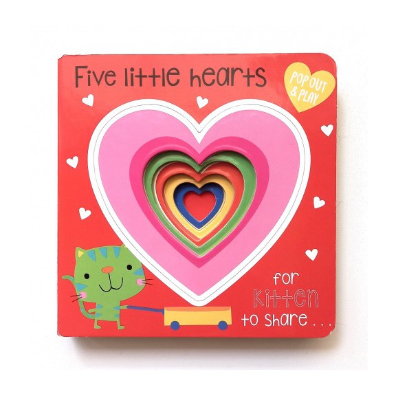 Jual Pop Out and Play: Five Little Hearts Board Book | Shopee Indonesia