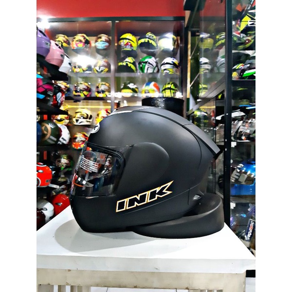 Jual INK CL MAX SOLID BLACK MATT FULL FACE | Shopee Indonesia
