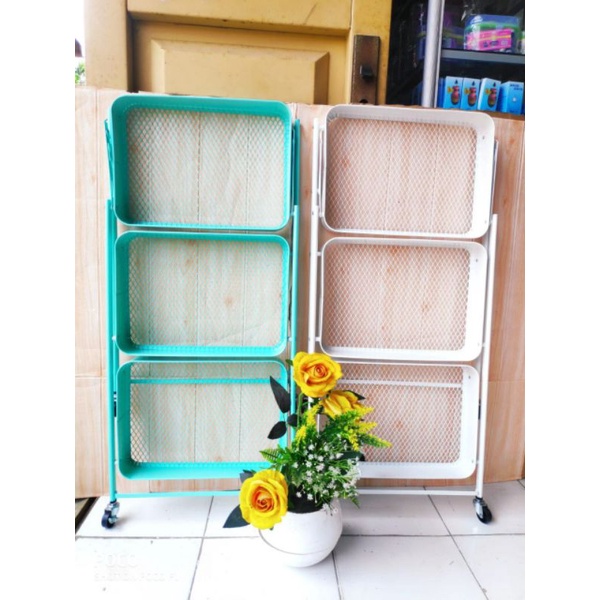 Jual Rak Lipat 3 Tingkat Besi Premium (Ade) | Shopee Indonesia