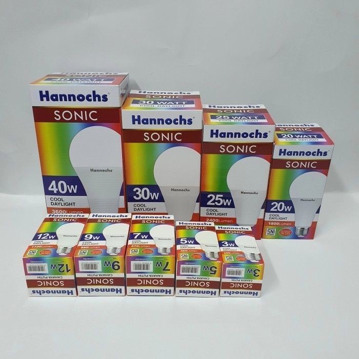 Jual Hannoch Lampu LED Hannochs Sonic 9 Watt Bergaransi | Shopee Indonesia
