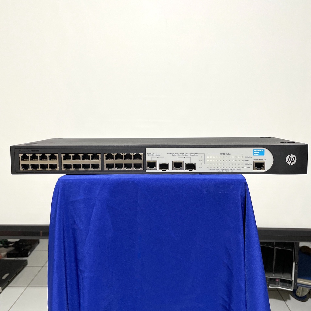 Jual switch hub hp managed hp v1905 24 port 10 100 2 port gigabit web ...