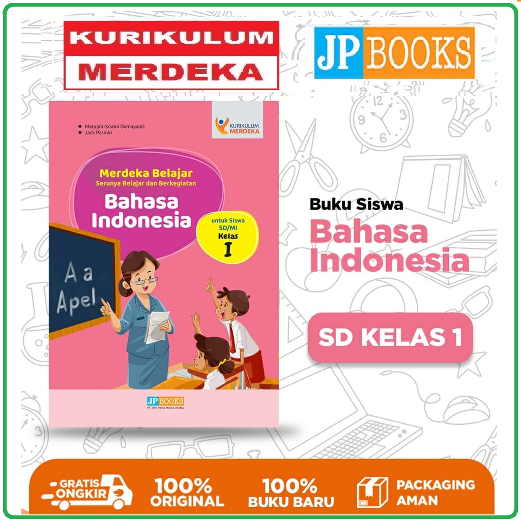 Jual Buku Merdeka Belajar Bahasa Indonesia SD Kelas 1 - Penerbit JP Books (Buku Pendamping ...