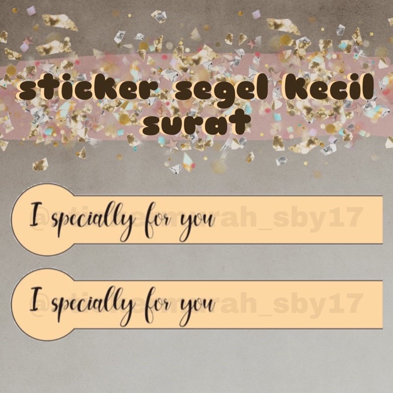 Jual STICKER SEGEL KECIL/ STICKER SURAT/ STIKER MURAH | Shopee Indonesia