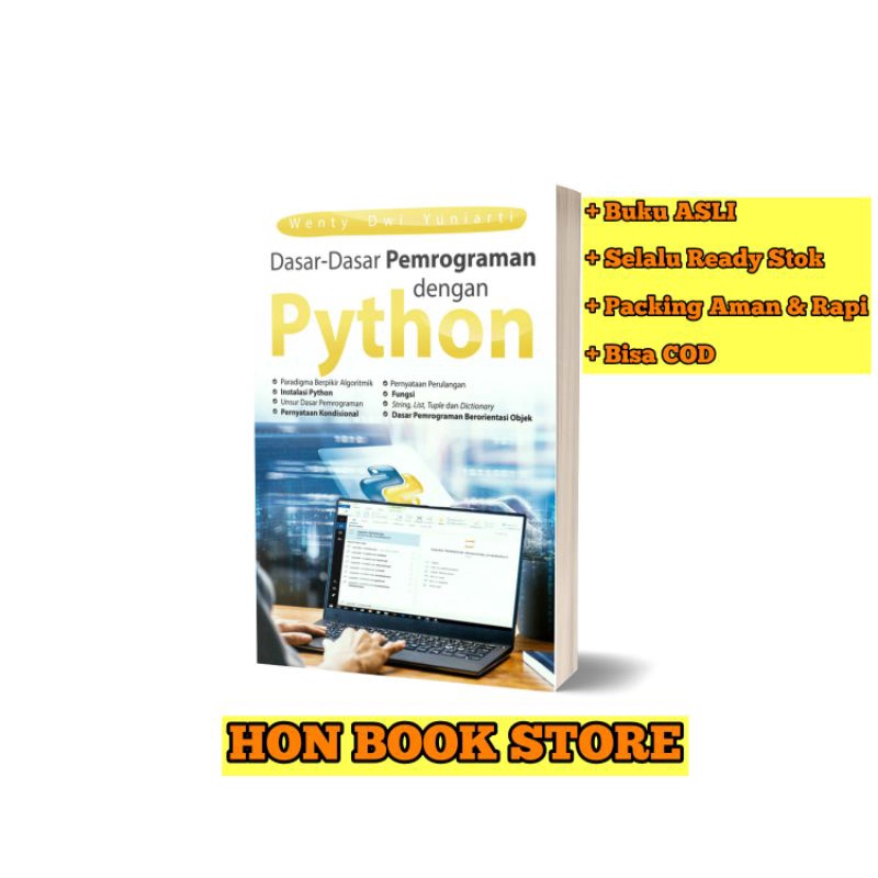 Jual Buku Dasar Dasar Pemrograman dengan Python | Wenty Dwi Yuniarti ... Jual Buku Dasar Dasar Pemrograman dengan Python | Wenty Dwi Yuniarti ...