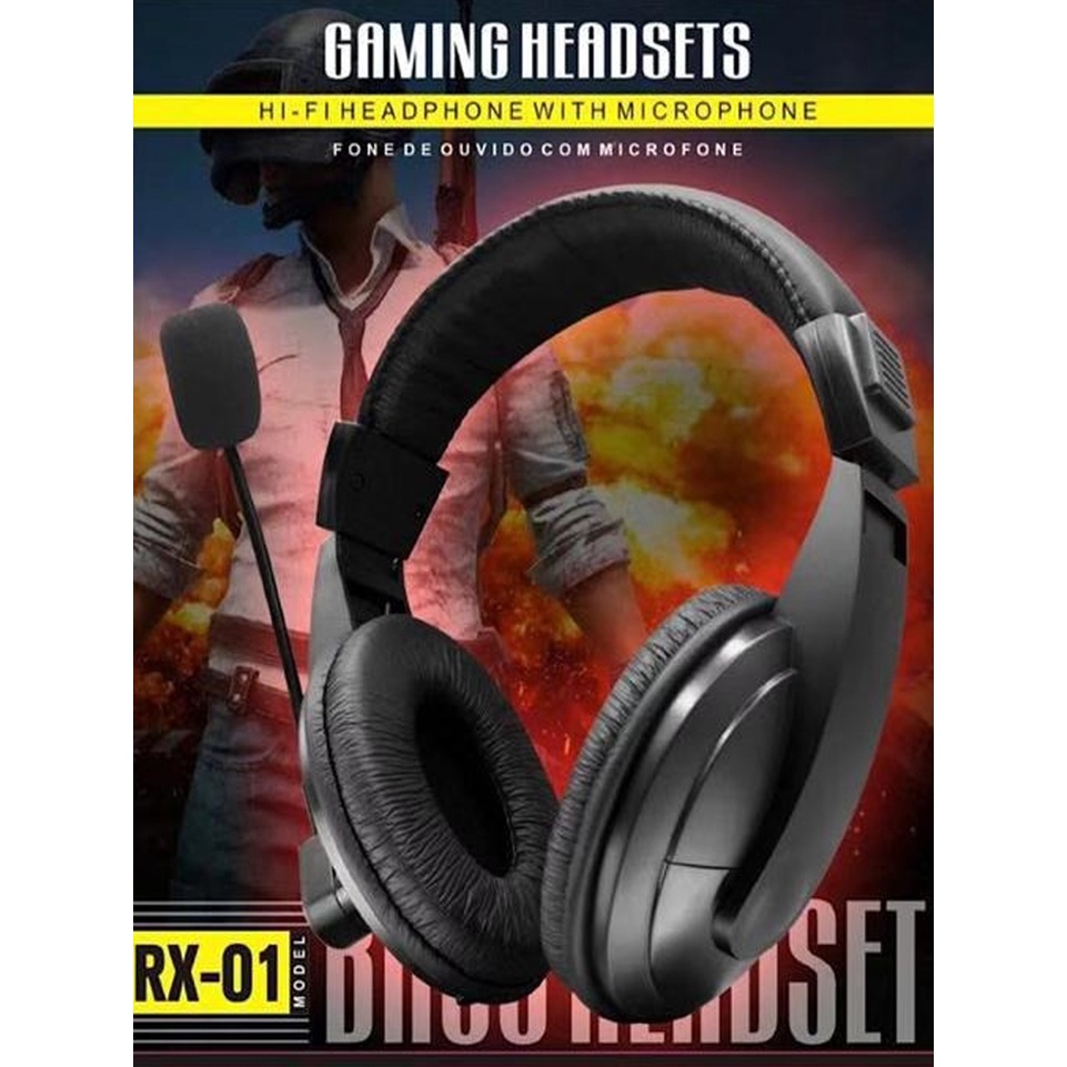 Jual Headset Gaming Mobile Legend/ PUBG X4 RX01 With Mic Gaming ...