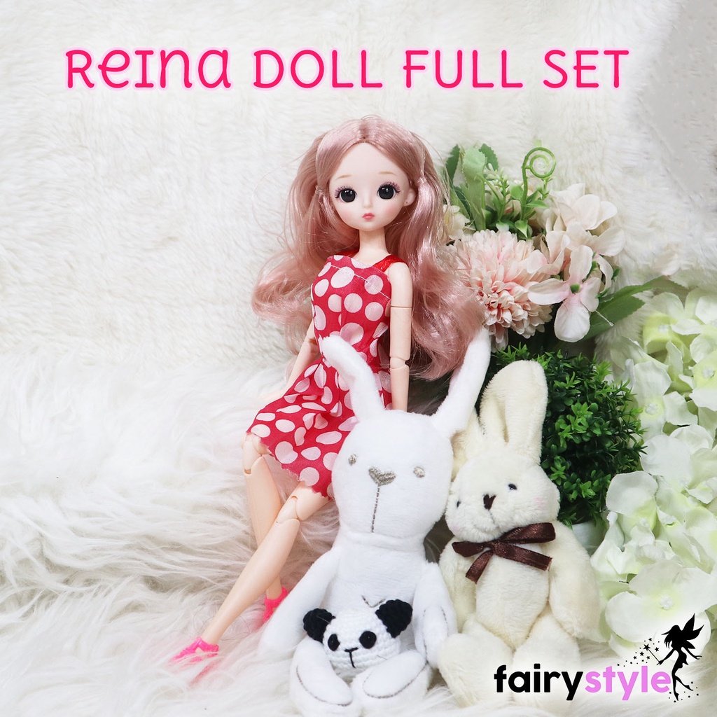 Jual Boneka Pivotal BJD Reina 30cm dengan Baju Sepatu | Shopee Indonesia