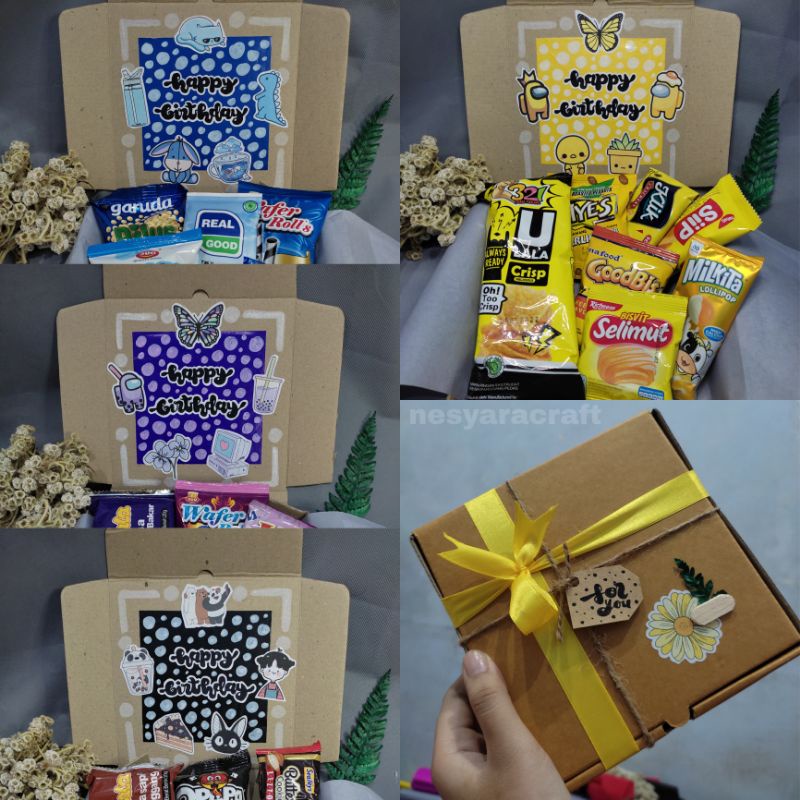 Jual SNACK BOX by nesyaracraft / gift / snack / hadiah / kado / hampers ...
