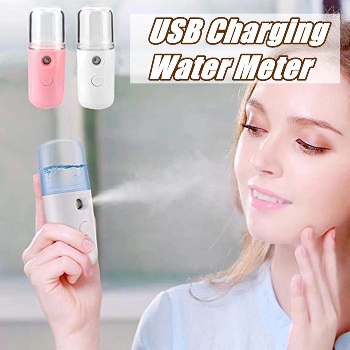 Jual Portable Nano Mist Spray Water Facial Cooling Semprotan Air Wajah USB | Shopee Indonesia
