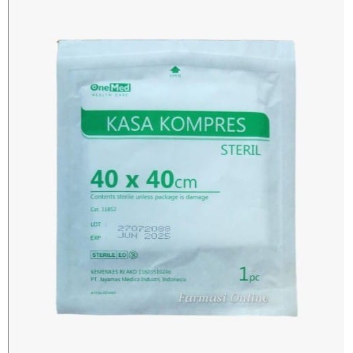 Jual Kassa Kompres Steril 40x40cm Onemed | Shopee Indonesia