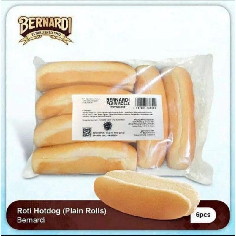 Jual BERNARDI ROTI HOT DOG ISI 6PCS | Shopee Indonesia