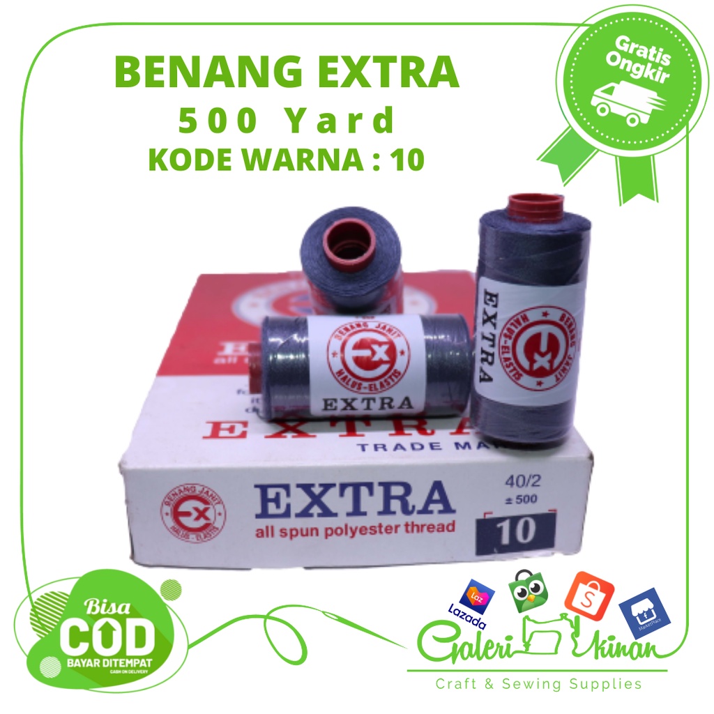 Jual Benang Jahit Extra No 10 | Shopee Indonesia