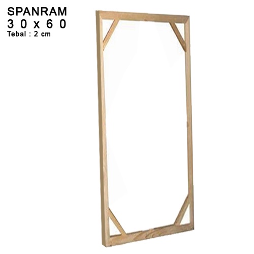 Jual Spanram Frame Rangka Kayu 30x60 cm Alas Banner Kanvas | Shopee ...