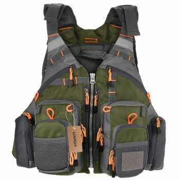 Jual Rompi Mancing Jaket Memancing Fishing Life Banyak Slot Kantong ...