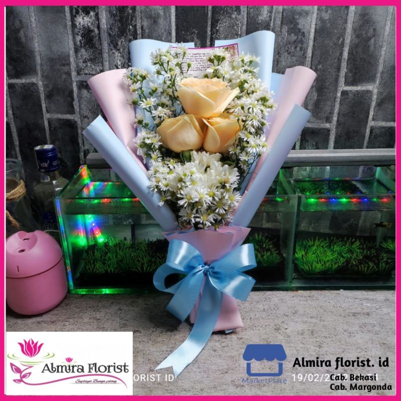 Jual [FRESH] Buket Bunga Asli | Hand Bouquet | buket bunga wisuda ...