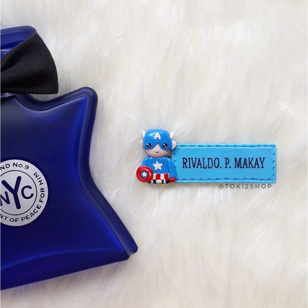 Jual Nametag Name Tag Profesi Karakter Superhero / Anak Kecil / Animasi ...