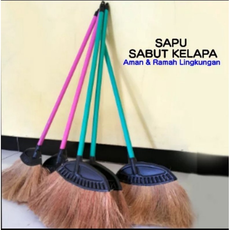 Jual Sapu Lantai Serabut Kelapa Lakop Tradisional Alami | Shopee Indonesia