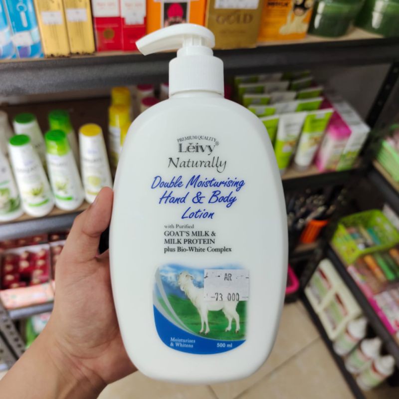Jual Leivy Naturally Double Moisturising Hand & Body Lotion 500ml ...