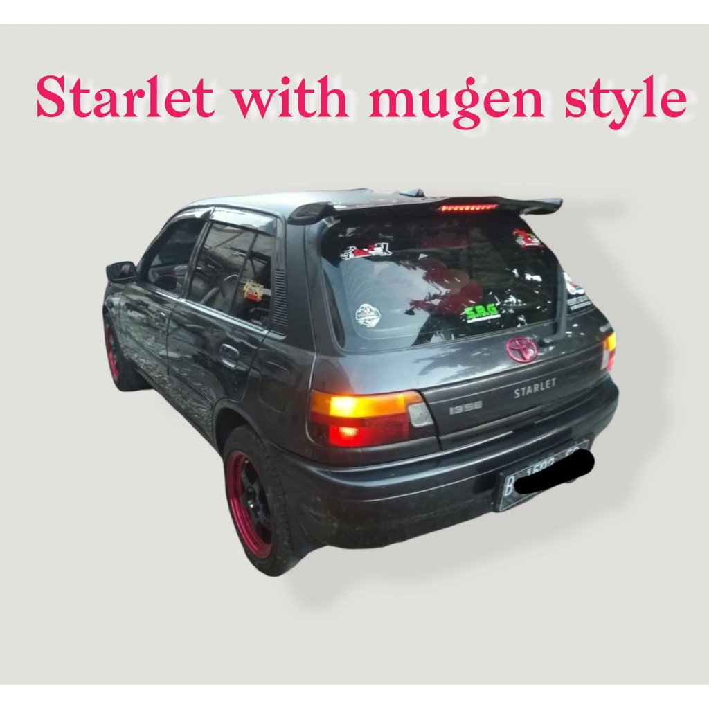 Jual Spoiler mobil starlet mugen style | Shopee Indonesia