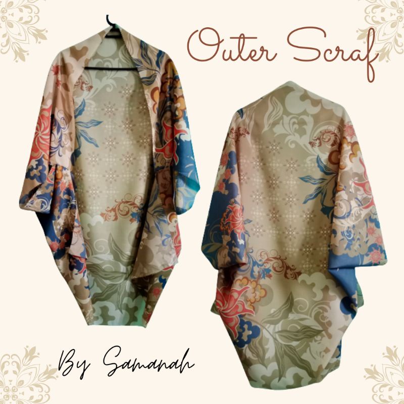 Jual Outer Scarf Voal Premium Cardigan Motif Outer Wanita | Shopee ...