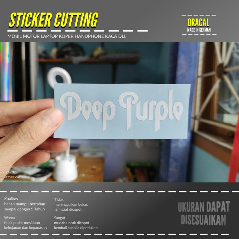 Jual STIKER DEEP PURPLE STICKER CUTTING TRANSPARAN | Shopee Indonesia