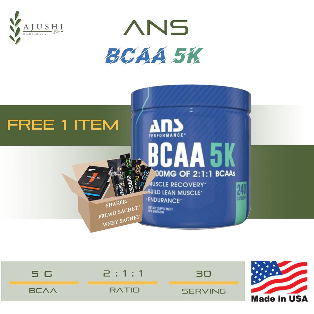 Jual Ans Bcaa 5K 240caps ( Suplemen Bcaa ) | Shopee Indonesia