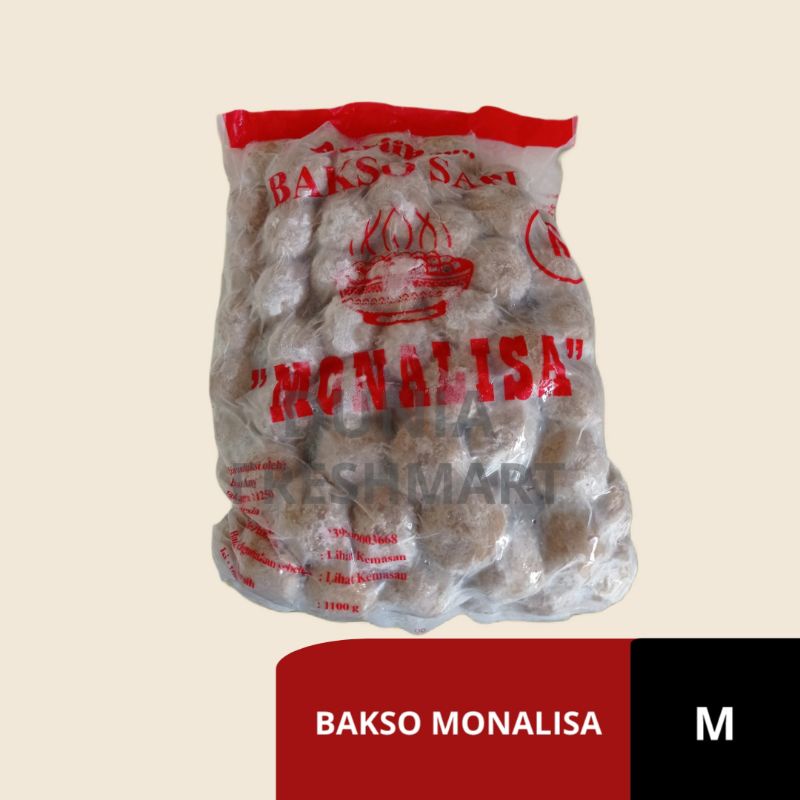 Jual MONALISA BAKSO SAPI UKURAN M /100BUTIR BASO SAPI ASLI BEEF BALL ...