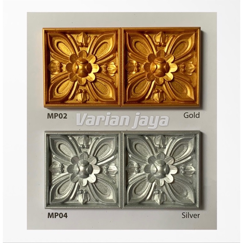 Jual Cat Tembok Emas Gold Metalik Homedeco Dinding Gypsum List Grc ...