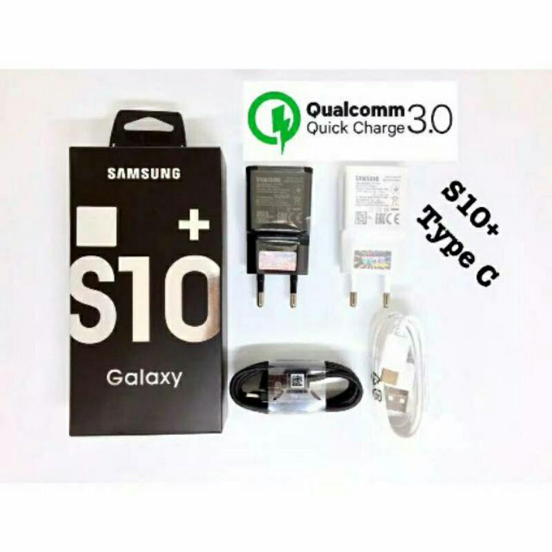 Jual Charger Samsung Galaxy S10+ FAST CHARGE 15W USB Type-C ORIGINAL ...