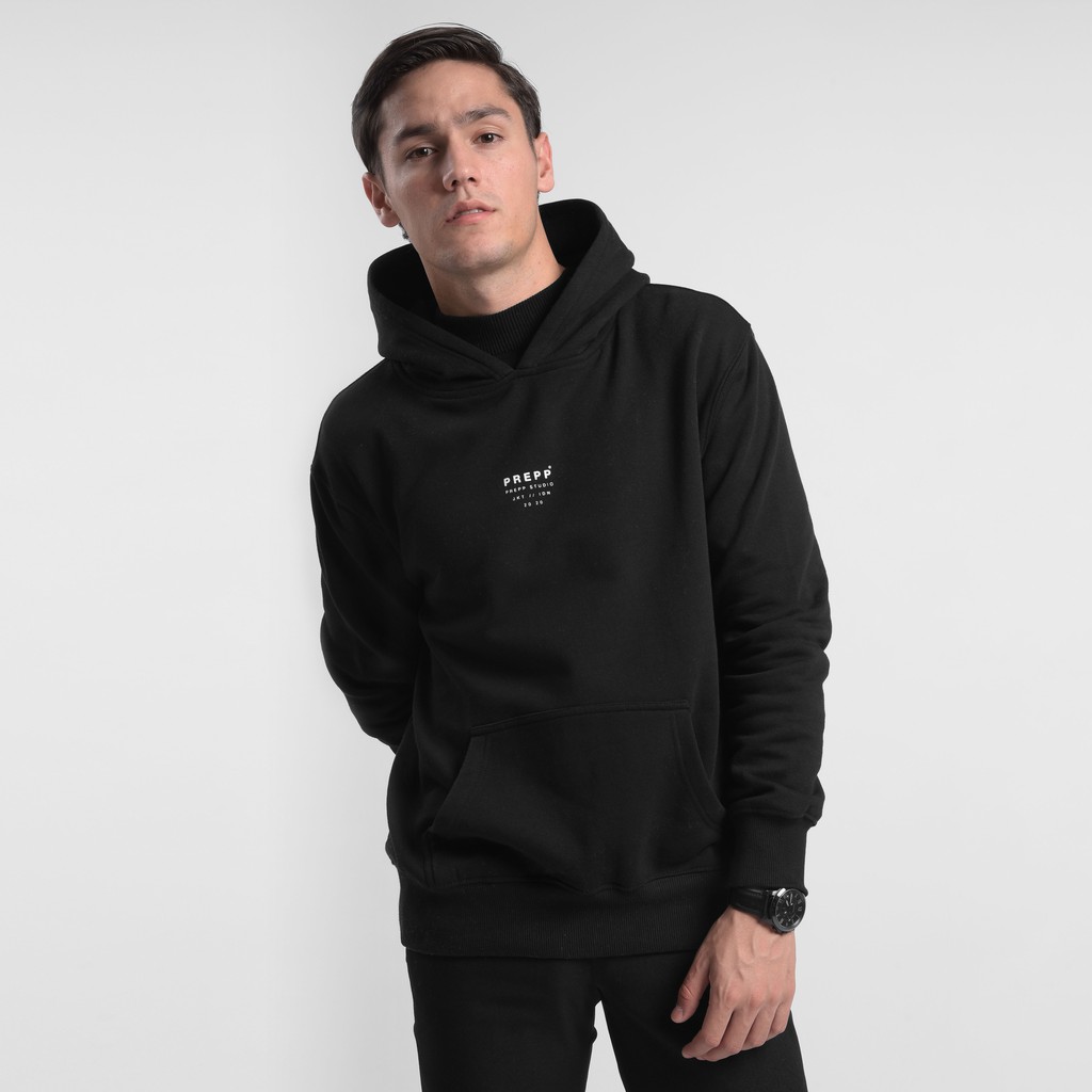 Jual Prepp Studio Signature Hoodie Black | Shopee Indonesia