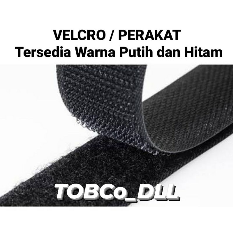 Jual [Meteran] Velcro Vellcrow Prepetan Perekat kretekan fastener tape ...