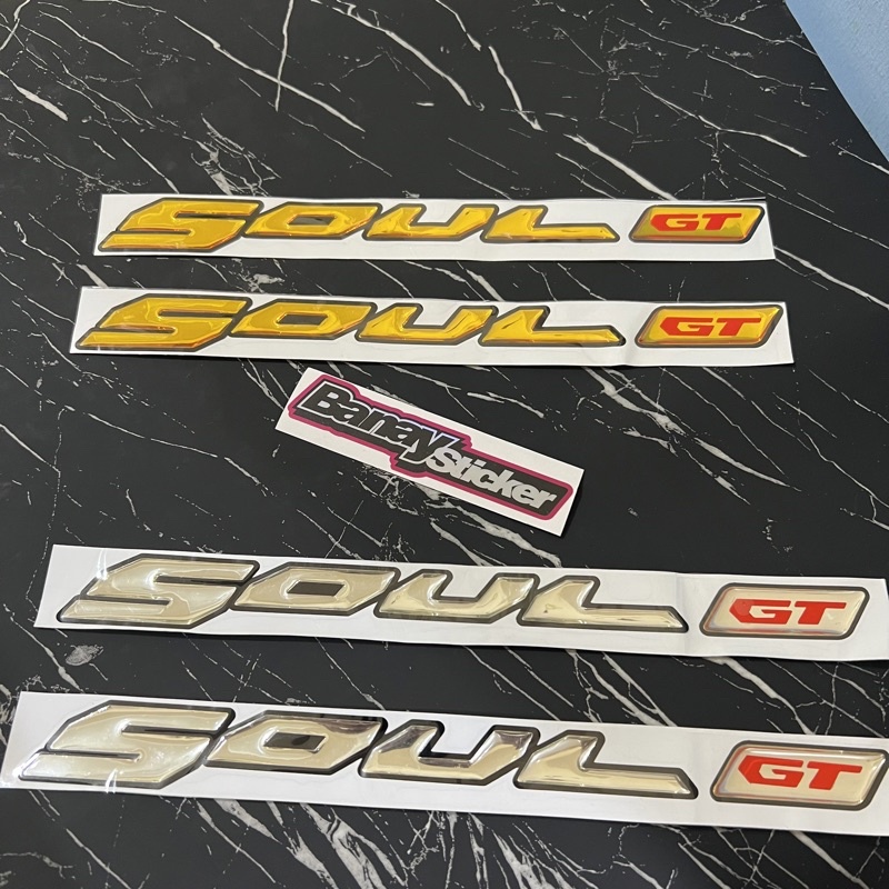 Jual STICKER EMBLEM SOUL GT TIMBUL | Shopee Indonesia