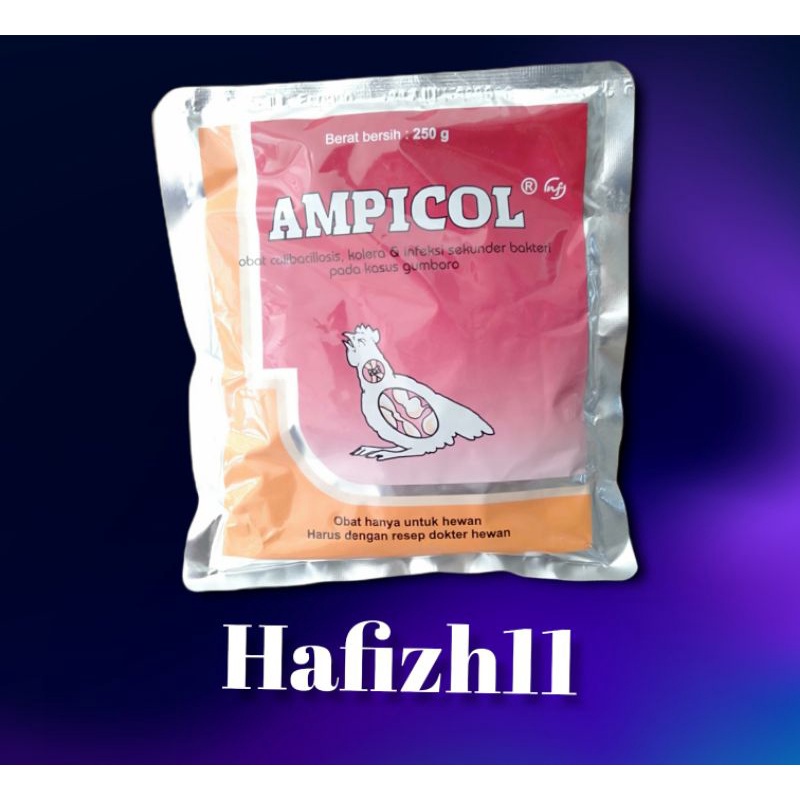 Jual Ampicol 250gr ( obat coli , kolera & infeksi gumboro ) | Shopee ...