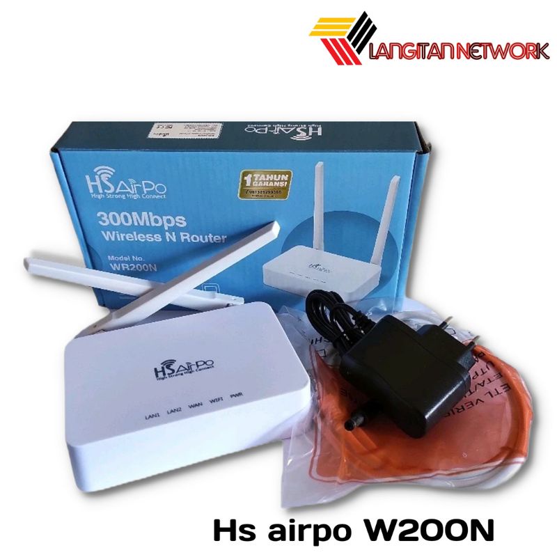 Jual HS AIRPO WR200N 300Mbps WIRELESS N ROUTER | Shopee Indonesia