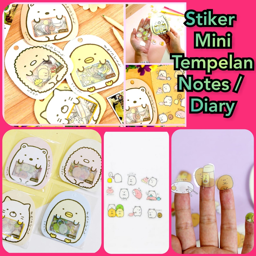 Jual [DBEST] Stiker Mini Sticker Imut Setiker Kecil Lucu Korea Untuk ...