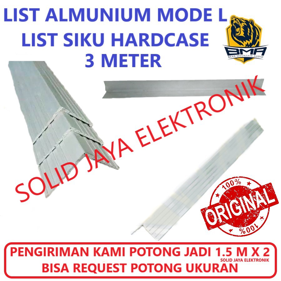 Jual LIST SIKU L HARDCASE LIS ALMUNIUM BOX BOK MODEL HARD CASE ...