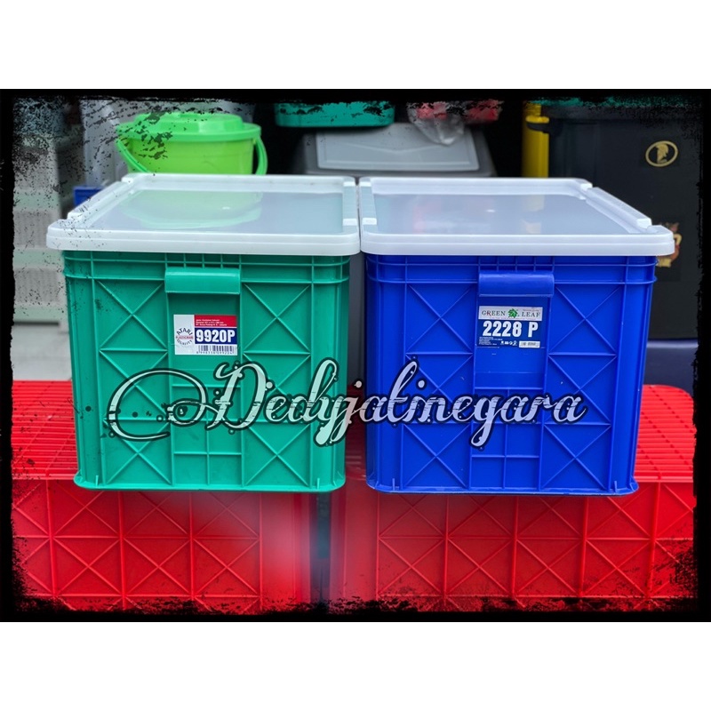 Jual Green Leaf Container Box Industri 2228P - Keranjang Industri Rapat ...
