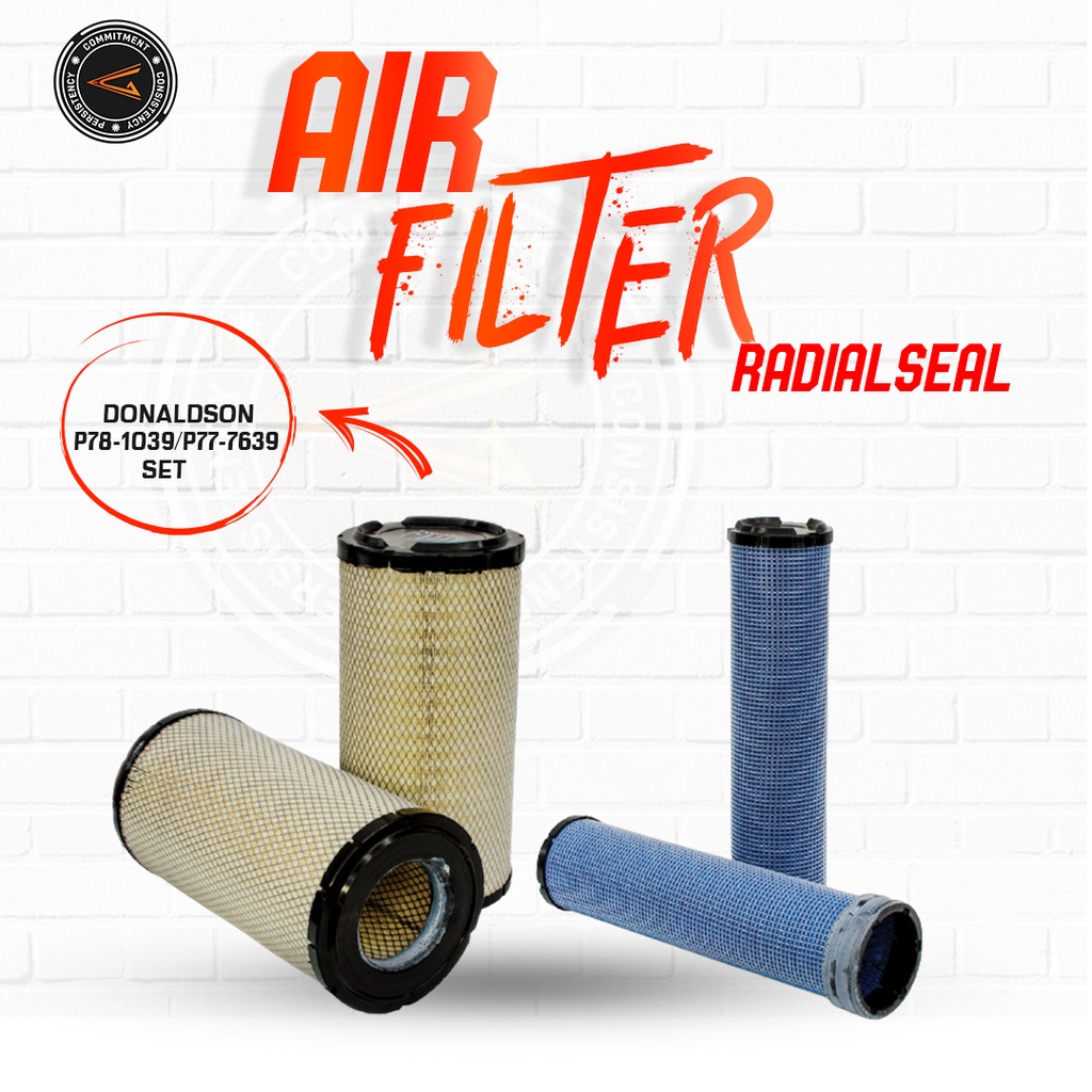 Jual Donaldson Air Filter Primary Radialseal P78-1039/P77-7639 SET ...
