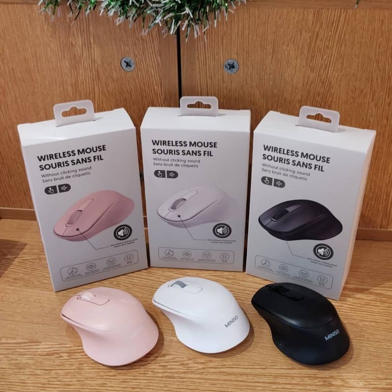 Jual MINISO Official Ultrathin wireless mouse. Mouse miniso murah ...