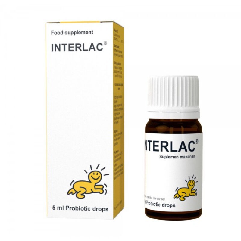 Jual Interlac Probiotic Drops 5mL (Interbat) | Shopee Indonesia