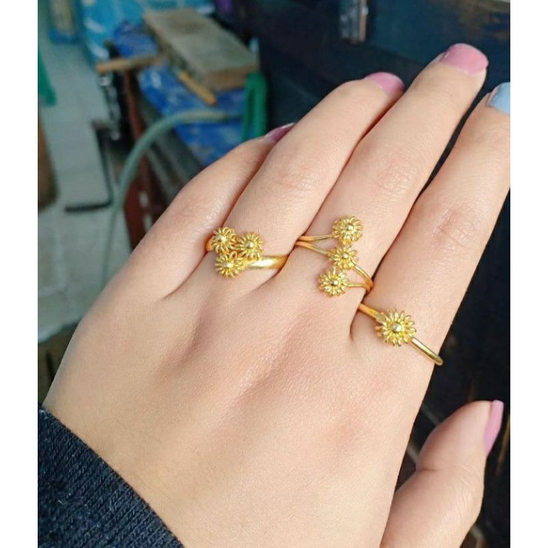 Jual Cincin Cantik Emas London 24K Kadar 99,99%. 3-5 gram | Shopee ...