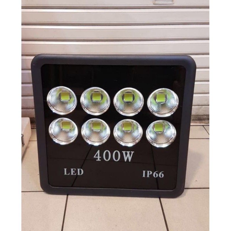 Jual lampu sorot tembak led outdoor 400w 400 watt mangkok lampu tambang hpit led 400w jalan ...