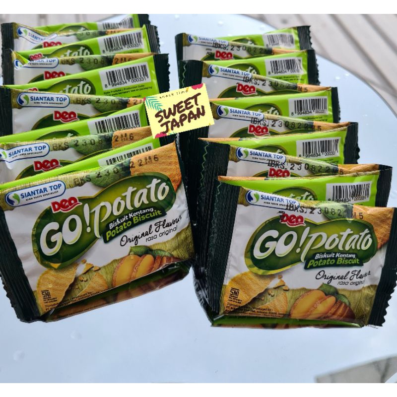 Jual PROMO!!!!!! GO POTATO RENCENG ISI 20 bungkus .....biskuit kentang ...