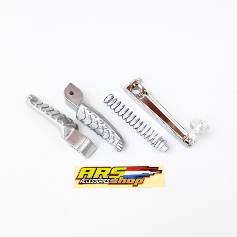 Jual paketan chrome paha rem engkolan step per rem honda beat vario ...