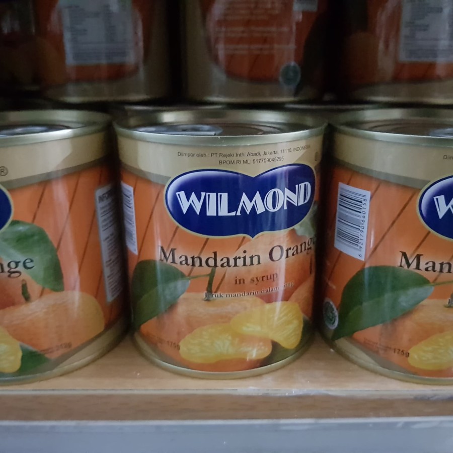 Jual Wilmon mandarin in cans / buah jeruk mandarin kaleng 175gr buah ...