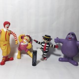 Jual Maskot Mcd Happy Meal Set 2002 Komplit Mcdonalds Dancing Ronald Hamburglar Grimace Birdie ...