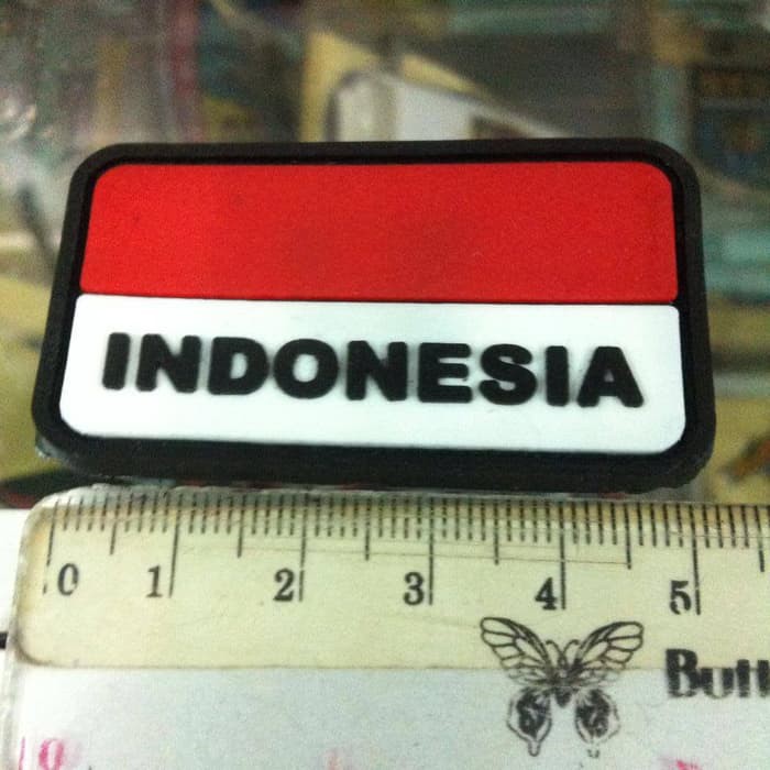 Jual Emblem bendera Indonesia patch karet berperekat velcro | Shopee ...